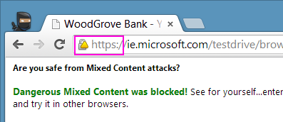 mixed content warning.png – בלוג ארכיטקטורת תוכנה